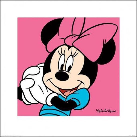 Minnie Mouse poster van karton 40 x 40 cm | bol.com