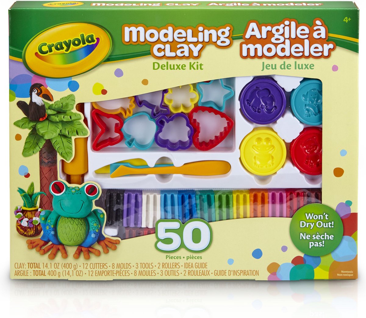 Crayola - Boetseerklei Deluxe Kit, 50 Stuks, Cadeau en Creatieve ...