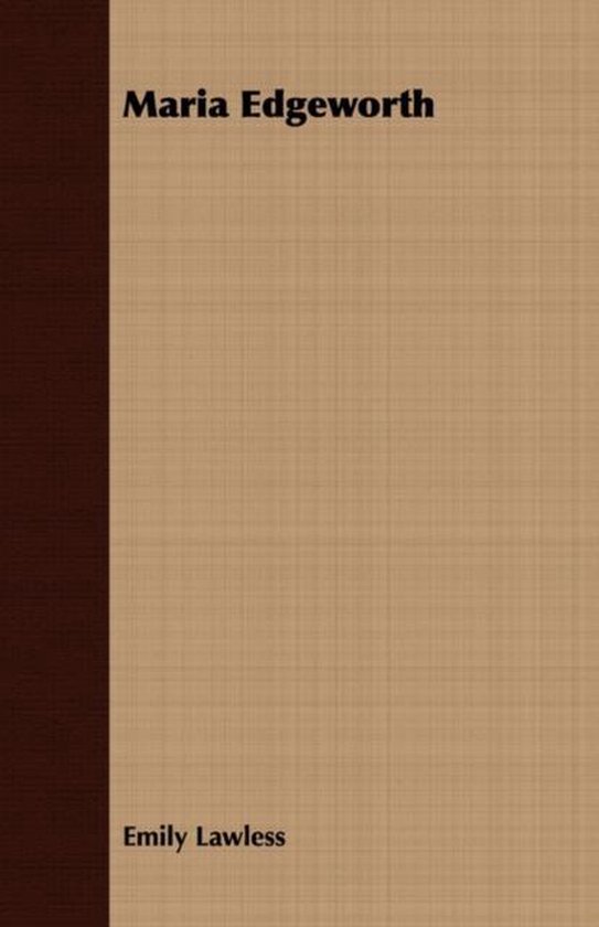 Maria Edgeworth, Emily Lawless | 9781408677704 | Boeken | bol.com
