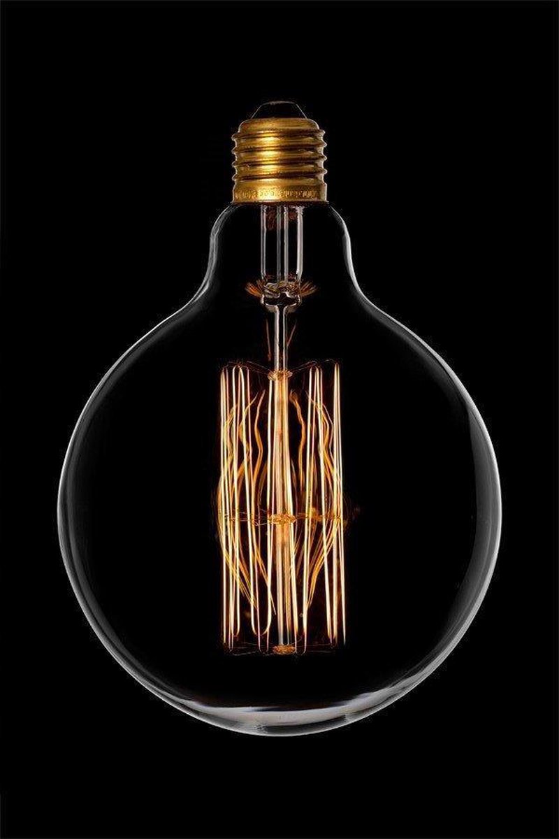 Grote gloeilamp Globe E27 Fitting XL 40W 125mm G125 | bol.com
