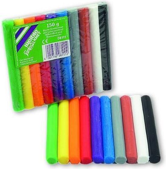 Weible Knet Fantasie Klei 10 Rollen | bol