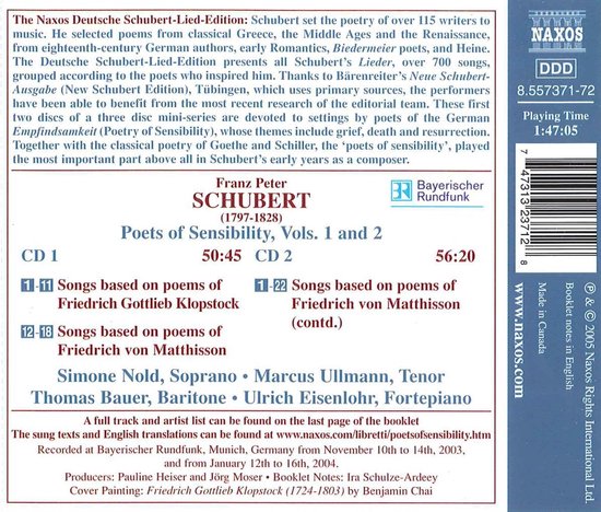 Thomas Bauer, Simone Nold, Marcus Ullmann, Ulrich Eisenlohr - Schubert ...