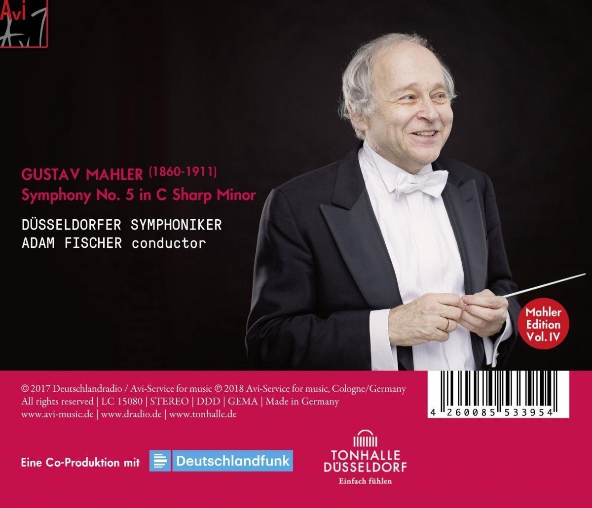 Adam Fischer - Mahler Symphony No. 5, Adam Fischer | CD (album ...