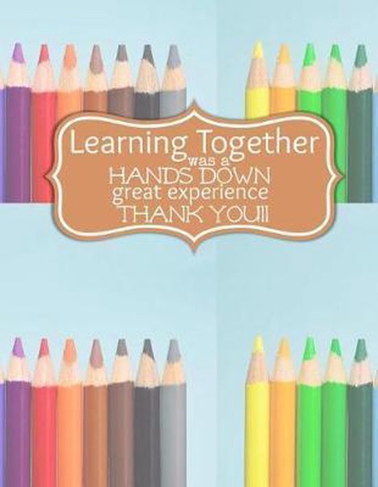 Teacher Thank You - Learning Together, Simple Planners And Journals ...