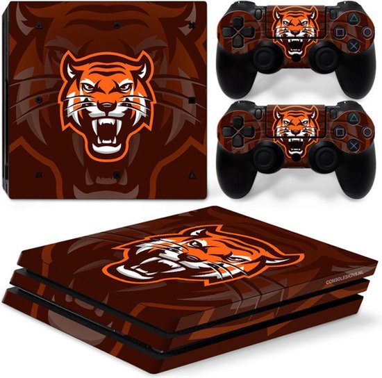 Gamer Tiger - PS4 Pro Console Skins PlayStation Stickers | bol