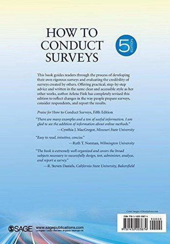 How to Conduct Surveys | 9781452203874 | Fink, Arlene G. | Boeken | bol.com