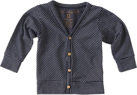 Little Label Unisex Vest - small stripes dark navy white - Maat 86 ...