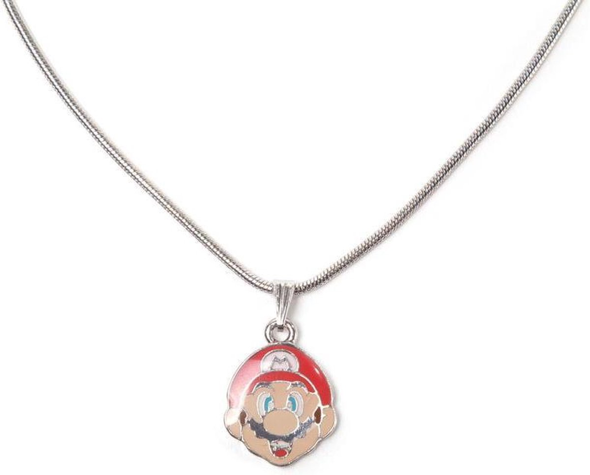 Nintendo - metalen Mario ketting met gezichtsbedel | bol.com