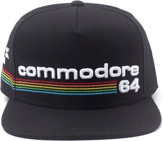 Commodore 64 - Full Rainbow Snapback Cap - Black | bol