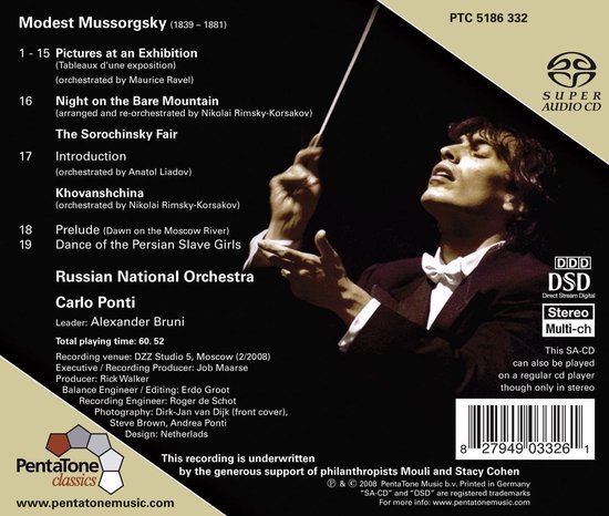 Russian National Orchestra, Carlo Ponti - Mussorgsky: Pictures At An ...