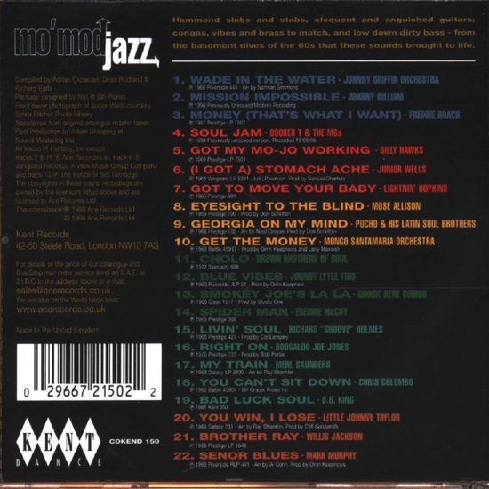 Mo' Mod Jazz, various artists | Muziek | bol