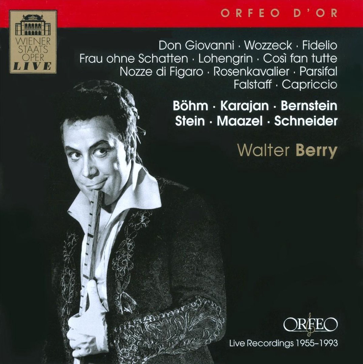 Walter Berry Sings Various Arias, Orchester der Wiener Staatsoper | CD ...