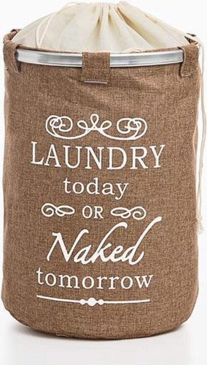 Waszak Laundry Wasmand Zak Vintage Leuke tekst | bol.com