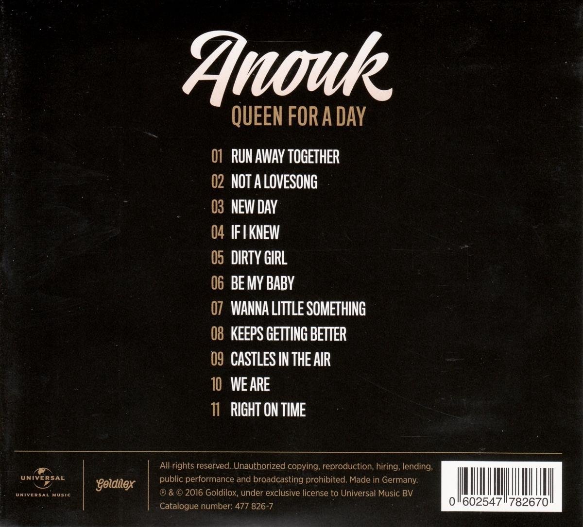 Queen For A Day, Anouk | CD (album) | Muziek | bol.com