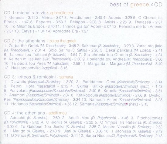 Best Of Greece, Various | CD (album) | Muziek | bol