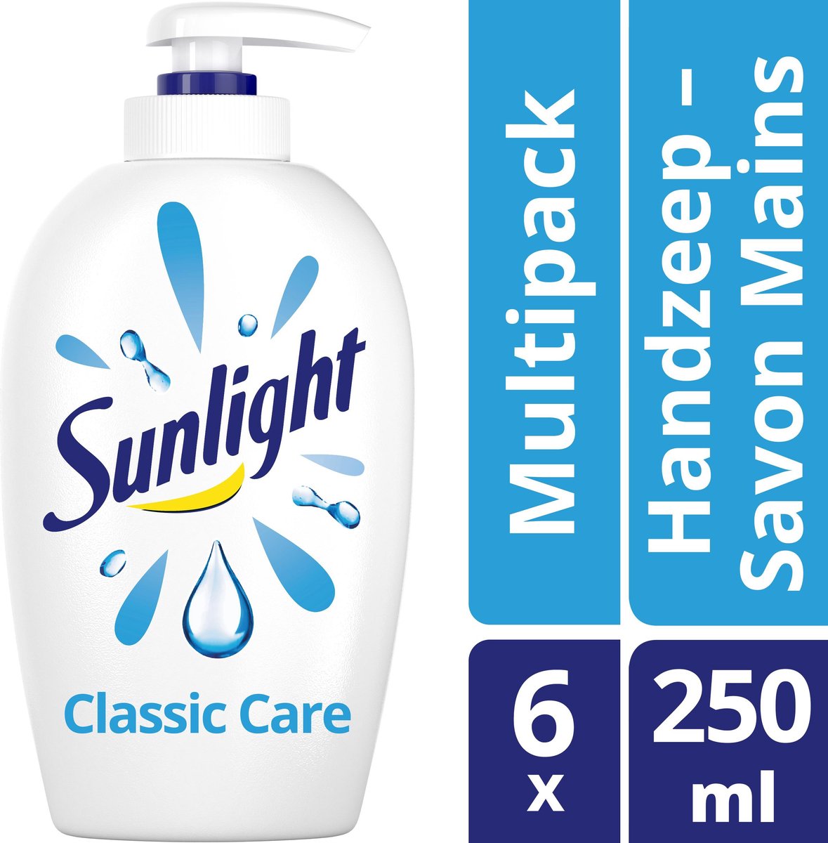 Sunlight Classic Care - 6 x 250 ml - Handzeep - Voordeelverpakking ...