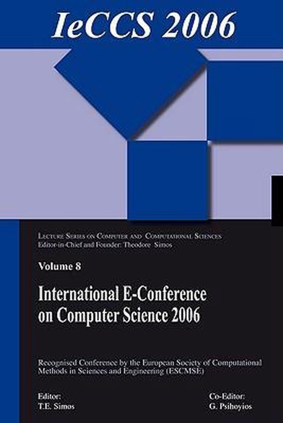 International e-Conference of Computer Science 2006 | 9789004155923 ...