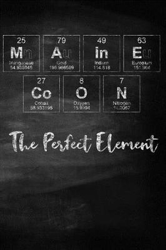 Maine Coon the Perfect Element, Elements Journals | 9781093916232 ...