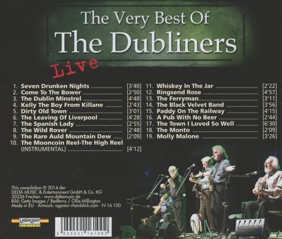 The Very Best Of The Dubliners, The Dubliners | CD (album) | Muziek | bol