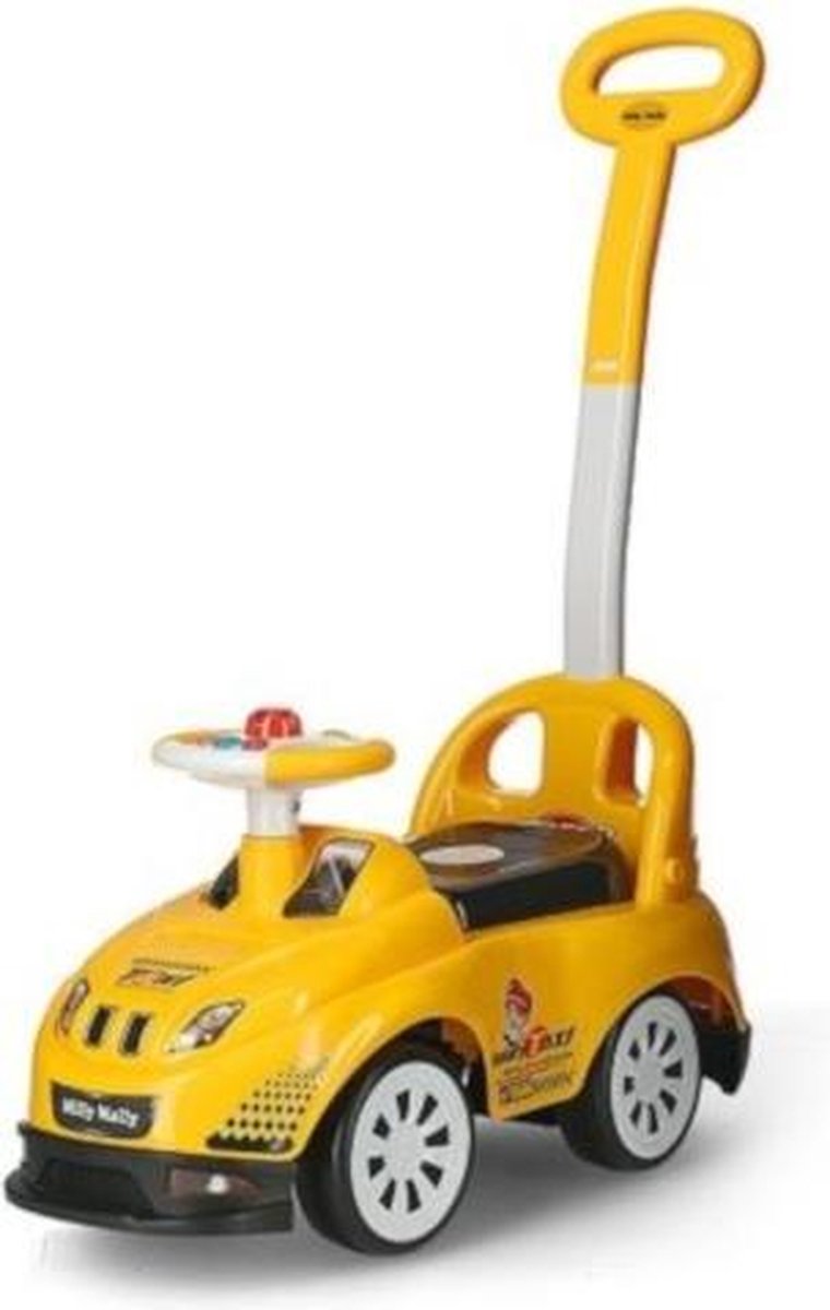 Milly Mally Ride On Bravo Loopwagen Taxi Junior Geel | bol