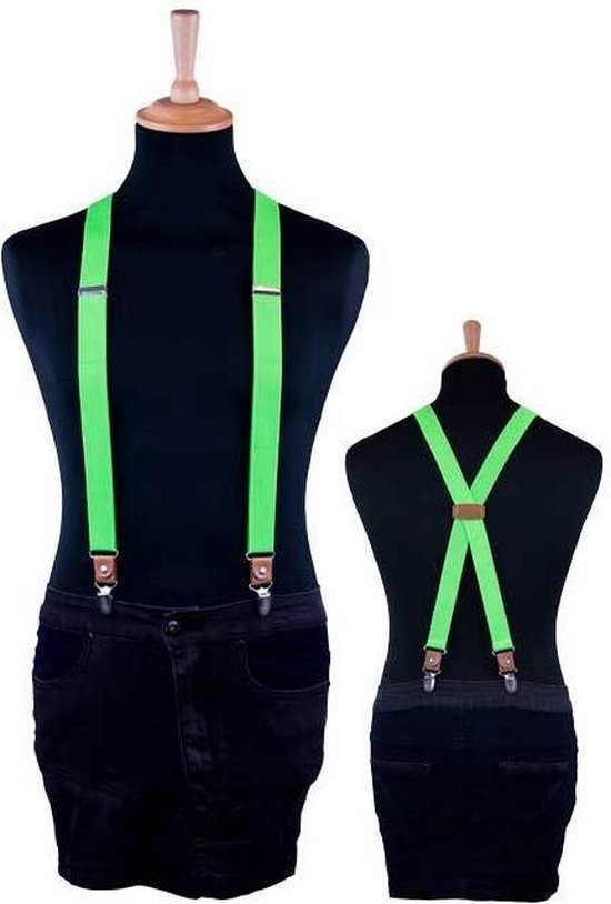 Bretels luxe neon groen | bol
