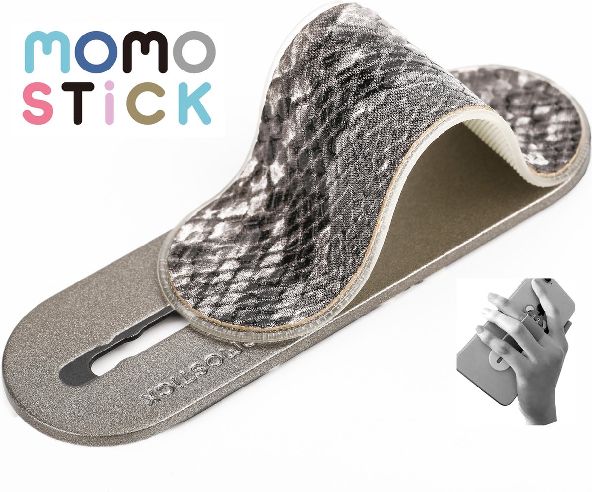 MOMO STICK / MOMOSTICK – verstelbare flexibele GSM vingerhouder / Telefoonring grip /... | bol.com