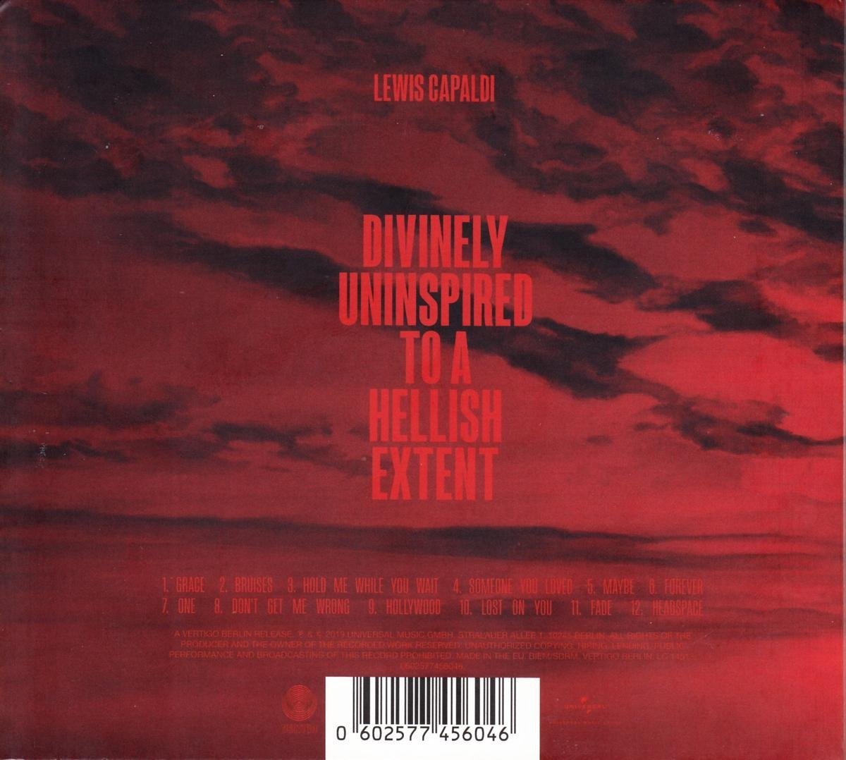 Divinely Uninspired To A Hellish Extent, Lewis Capaldi | CD (album ...