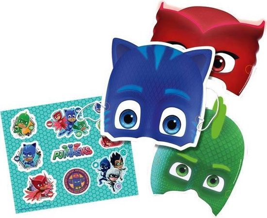 PJ Masks maskers & stickers | bol.com