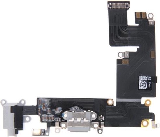 iPhone 6 PLUS Dock connector Zwart oplaadpoort flex reparatie onderdeel ...