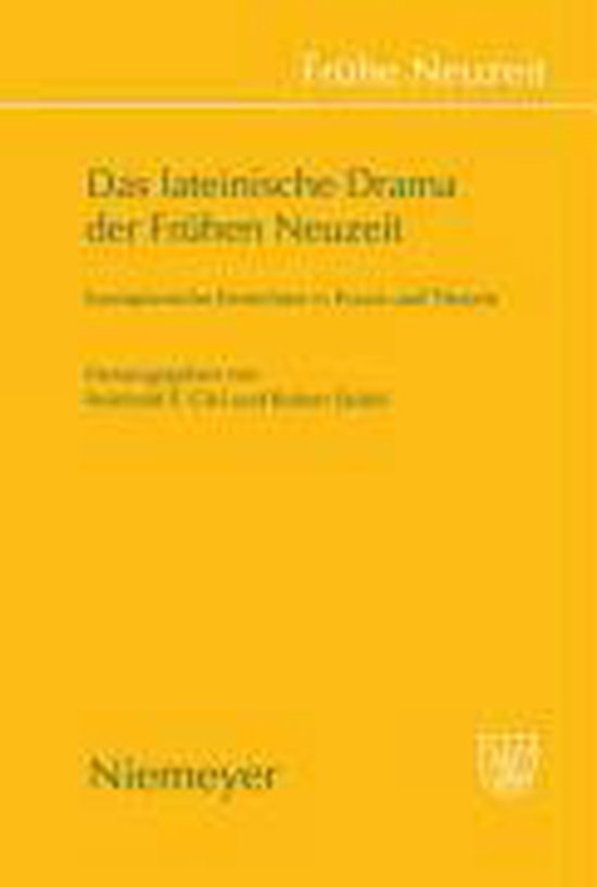 Lateinische Drama Der Fr Hen Neuzeit | 9783484366299 | Reinhold F Glei ...