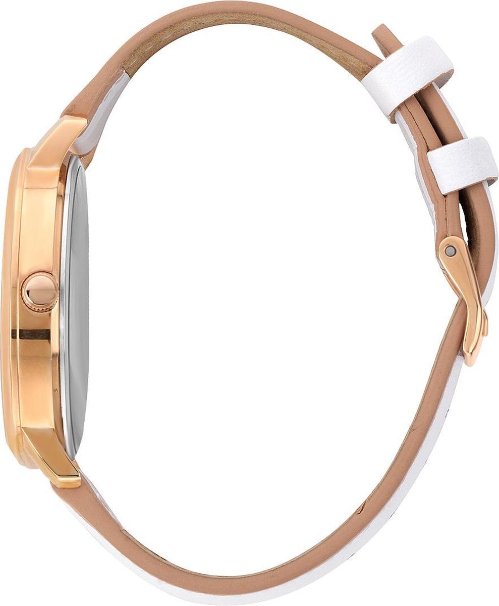 GUESS Watches - W0934L1 - horloge - Vrouwen - RVS - Wit - 40 mm | bol.com