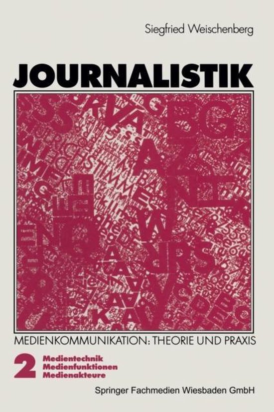 Journalistik | 9783531123783 | Siegfried Weischenberg | Boeken | bol.com