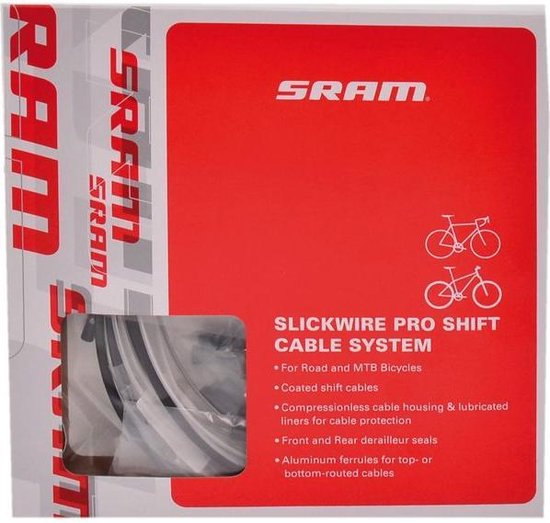 Verstellerkabel kit sram zwart slickwire pro binnen buitenkabels en ...