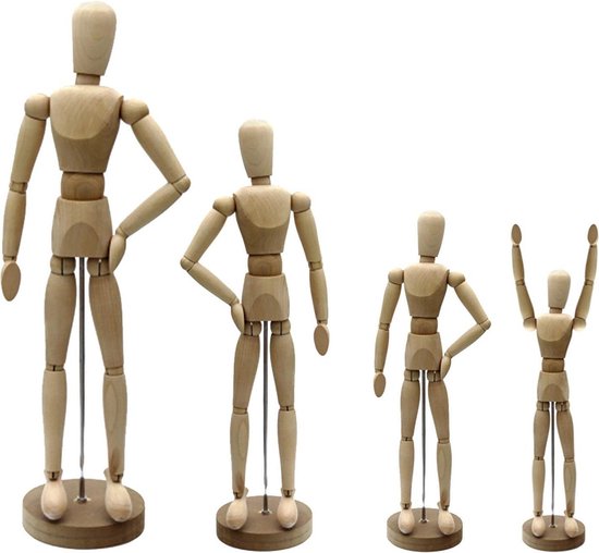 Artina Ledenpop, houten teken pop | bol