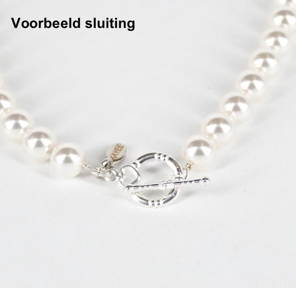 KAYEE - Parel ketting van Swarovski parels - goudkleurig - 45cm | bol.com