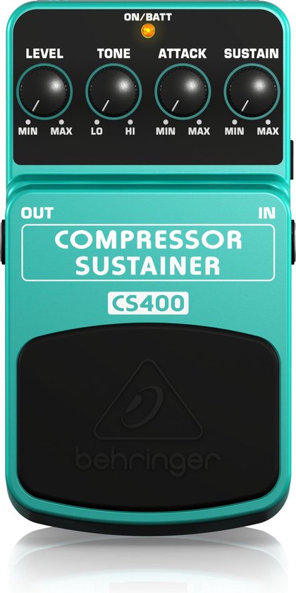 Behringer CS400 Compressor/ Sustainer - Effect-unit voor gitaren | bol