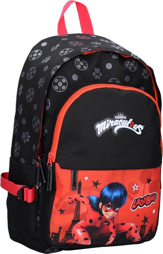 Miraculous Backpacks Miraculous Kids Backpack - Ladybug - Black | bol.com