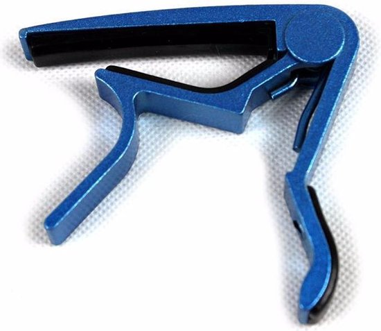 Gitaar Capo met grip - Metallic Blue | bol