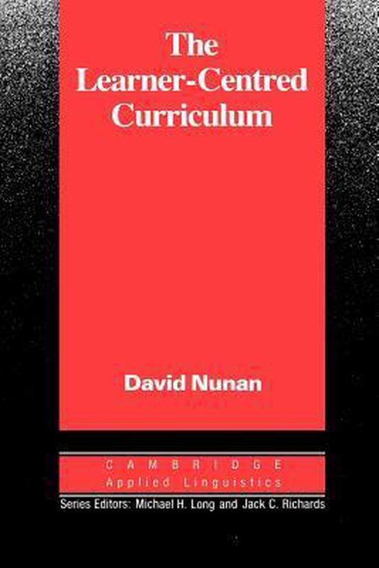 LearnerCentred Curriculum The | 9780521358439 | David Nunan | Boeken | bol
