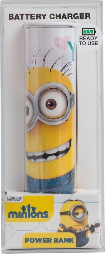 Tribe Minions Power Bank 1 in a Minion 2600mAh | bol.com