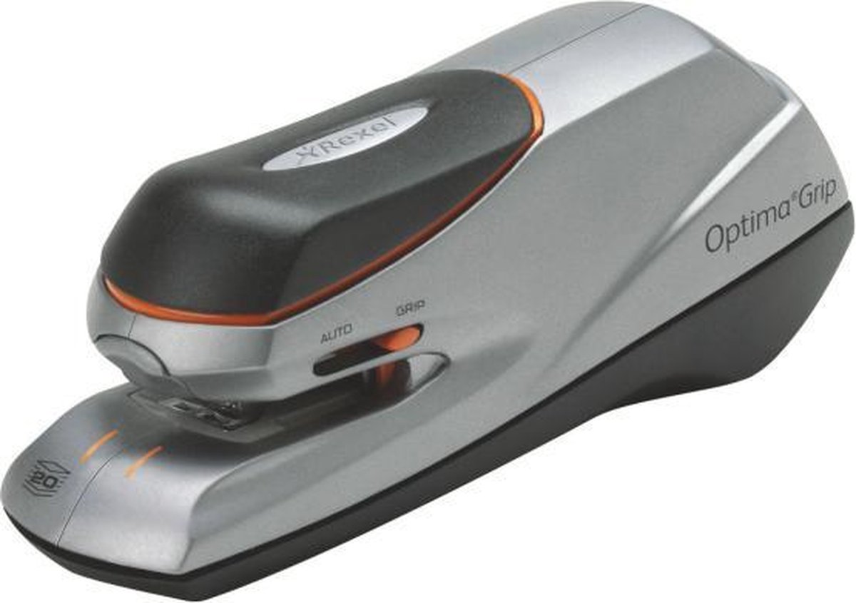 Rapid Elektrische Nietmachine Optima Grip 20 vel Grijs/Oranje | bol.com