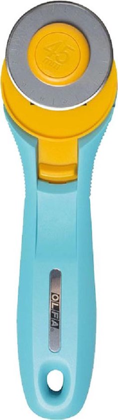 Olfa RTY-2C-AQU, Rotary cutter 45mm, aqua blue | bol