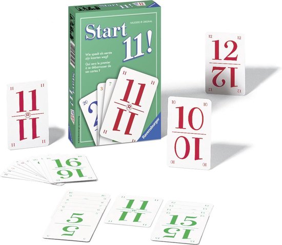 Ravensburger Start Elfer Raus Kaartspel - Strategisch Familie Spel | bol