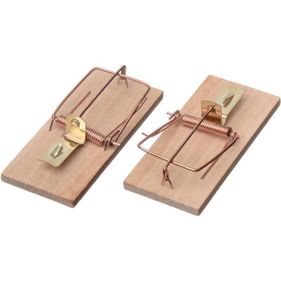 10x Muizenvallen/muizenklemmen 10 cm - Ongediertebestrijding ...