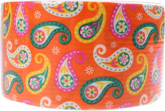 Free And Easy Funny Tape Figuren 5 Meter 48 Mm Oranje | bol.com