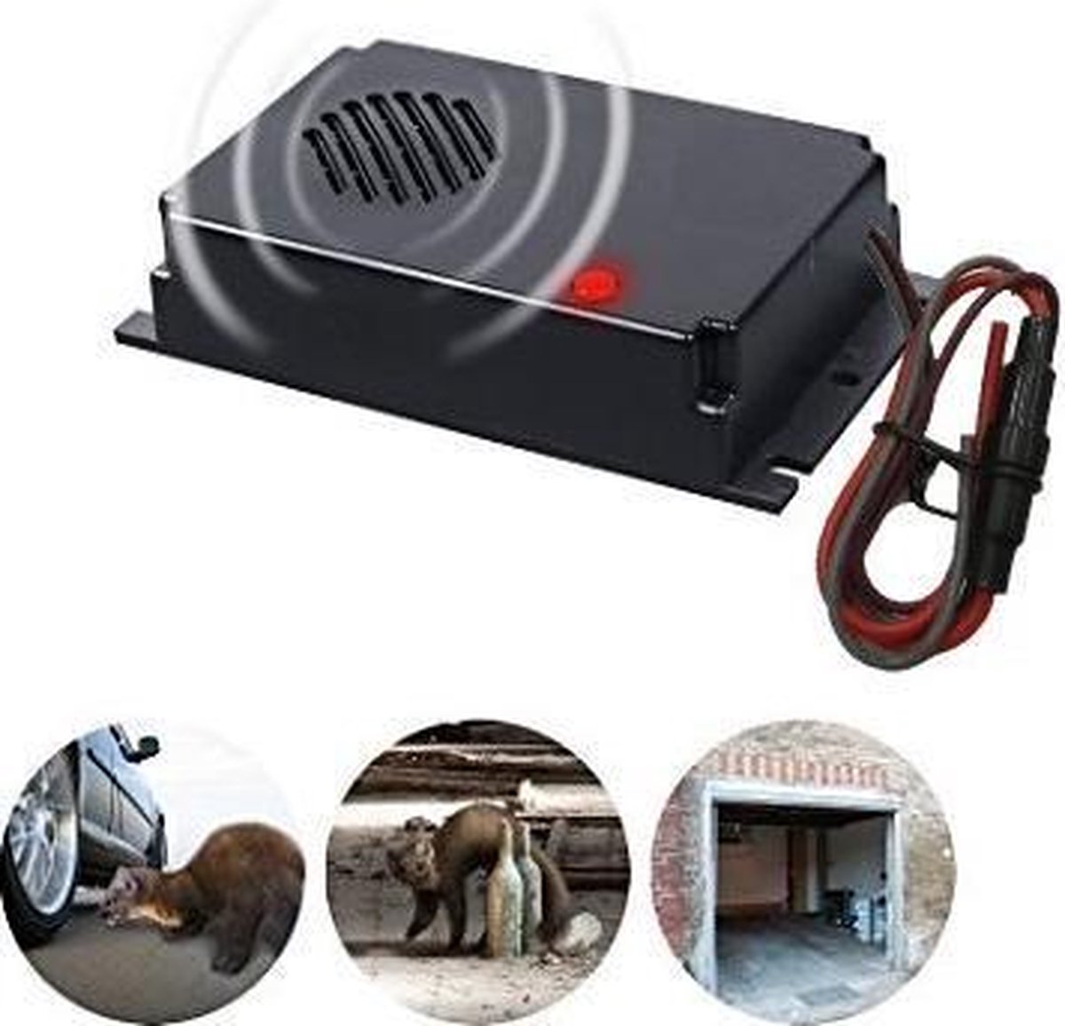 Marterverjager 12V –marter verjager – marterbestrijder - verjaagt ...