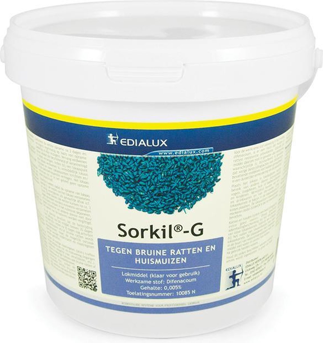 Muizen & Rattenvergif kant en klaar sorkil-g 800 gram | bol