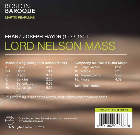 Haydn/Lord Nelson Mass, J. Haydn | Muziek | bol.com
