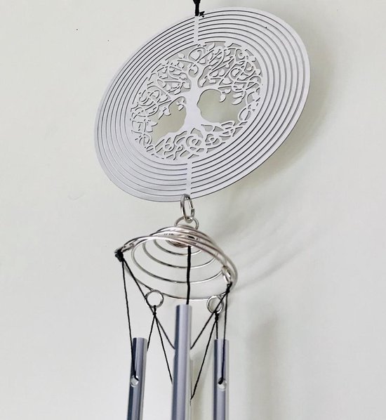Nature's Melody Windgong Windorgel COSMO SPINNER CHIME TREE OF LIFE ...