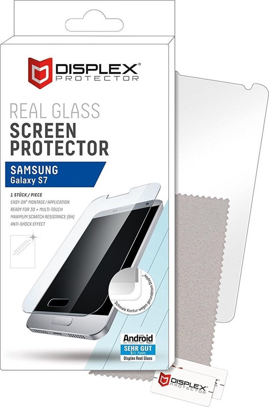 Displex 2D Real Glass Samsung Galaxy S7 Screen Protector | bol